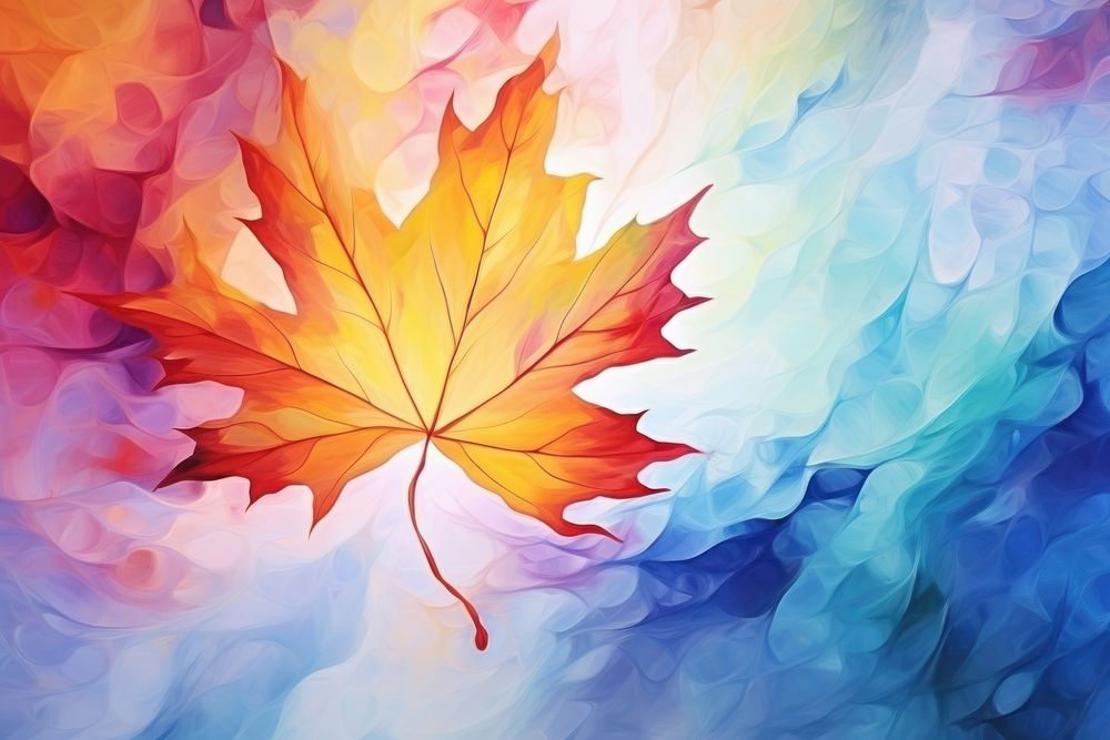 Maple leaf backgrounds abstract maple. | Premium Photo Illustration ...