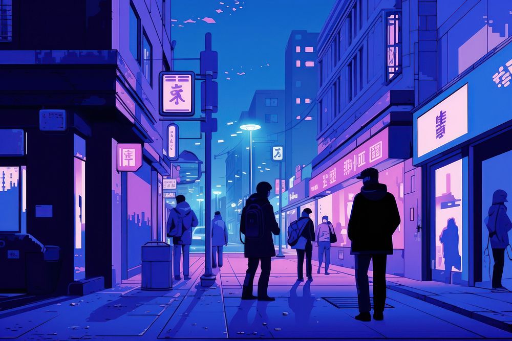 PNG Urban people city street | Premium Photo Illustration - rawpixel