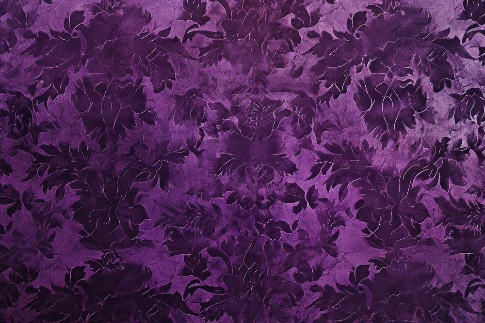 Purple damask pattern backgrounds textured | Free Photo Illustration ...