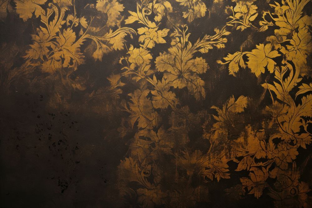 Bronze damask pattern backgrounds textured | Free Photo Illustration ...