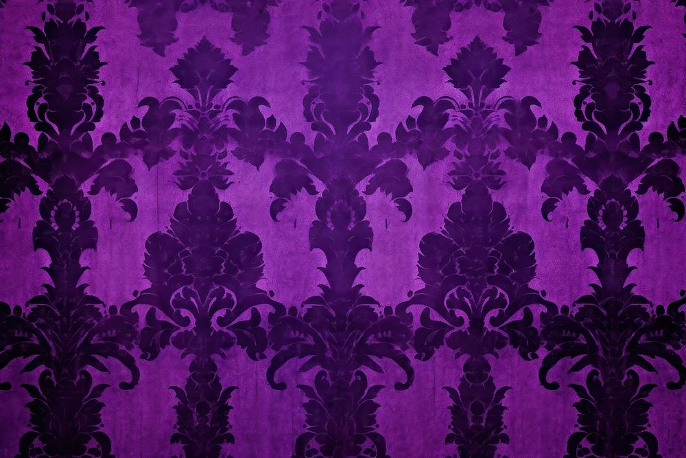 Purple damask pattern backgrounds textured | Free Photo Illustration ...