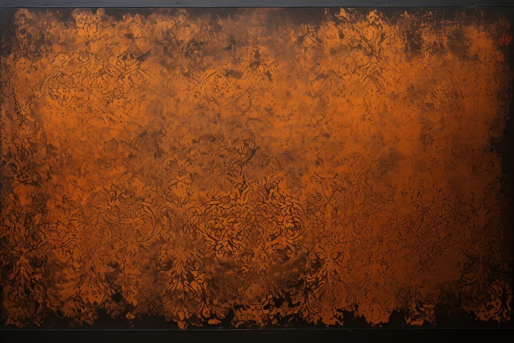 Copper damask pattern backgrounds textured | Free Photo Illustration ...