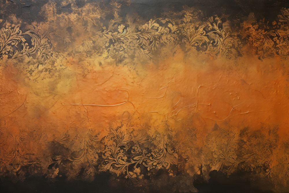 Copper damask pattern backgrounds textured | Free Photo Illustration ...