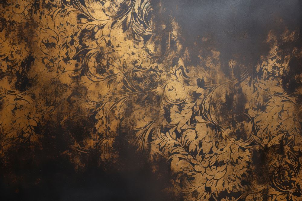 Bronze damask pattern backgrounds abstract | Premium Photo Illustration ...
