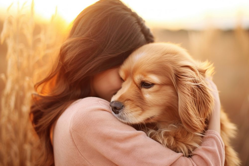 Person hugging dog mammal animal | Premium Photo - rawpixel