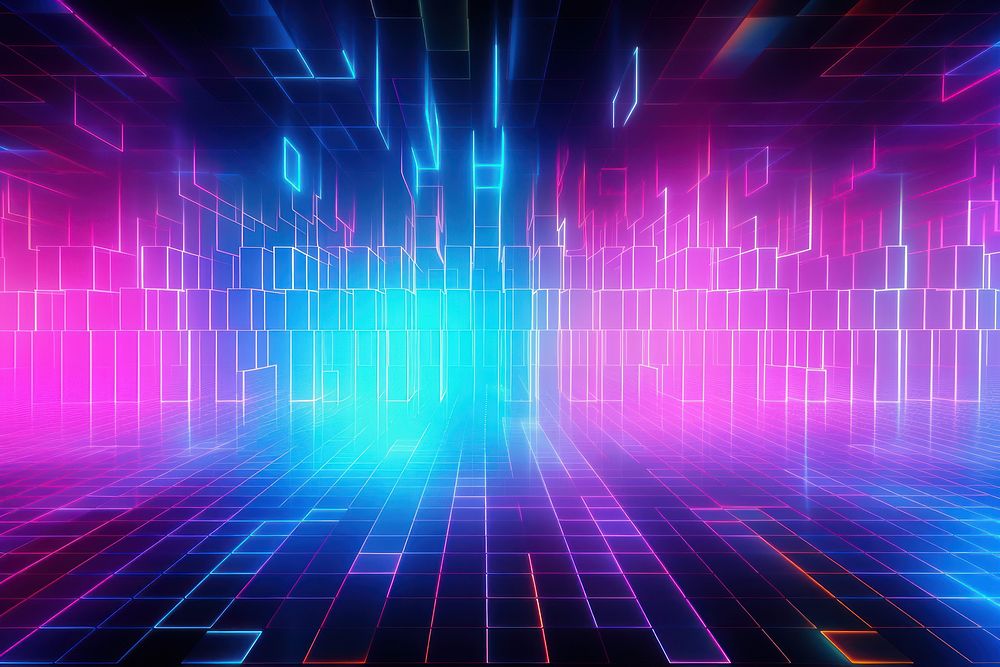 Retrowave binary code backgrounds abstract | Free Photo Illustration ...