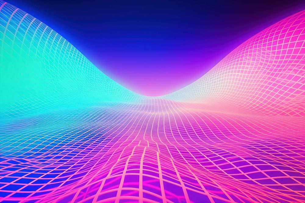 Retrowave water wave grid backgrounds | Free Photo Illustration - rawpixel