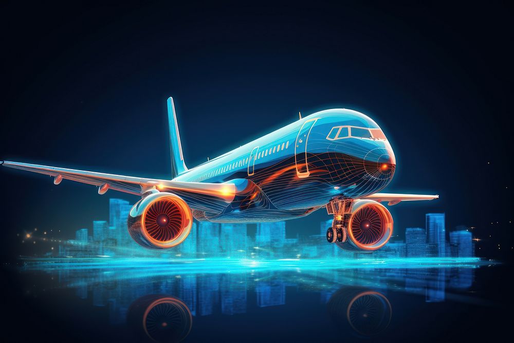 Passenger airplane air aircraft technology | Free Photo Illustration ...