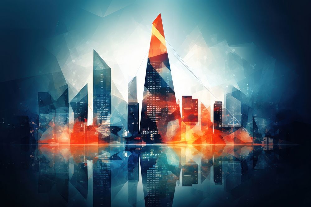 Abstract background architecture technology cityscape. | Premium Photo ...