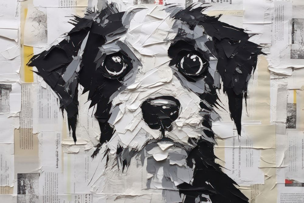 Dog art collage animal. | Premium Photo Illustration - rawpixel