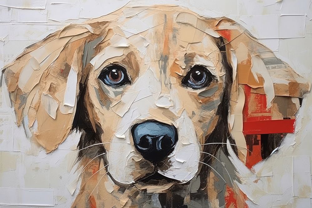 Dog art painting animal. | Premium Photo Illustration - rawpixel