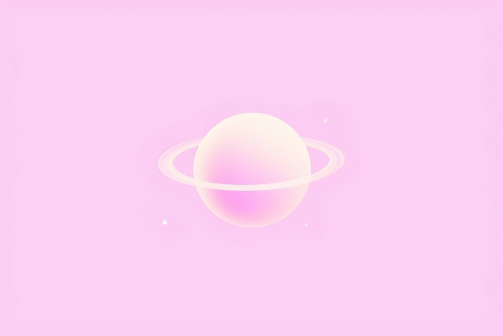 Pastel neon saturn astronomy sphere | Premium Photo Illustration - rawpixel