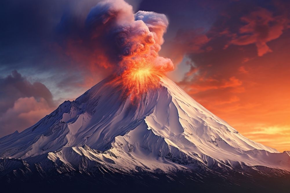 Volcano volcano mountain outdoors. | Free Photo - rawpixel