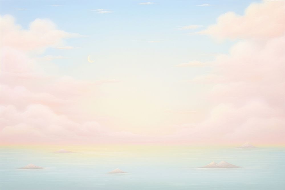 Painting sky border backgrounds outdoors | Free Photo Illustration ...