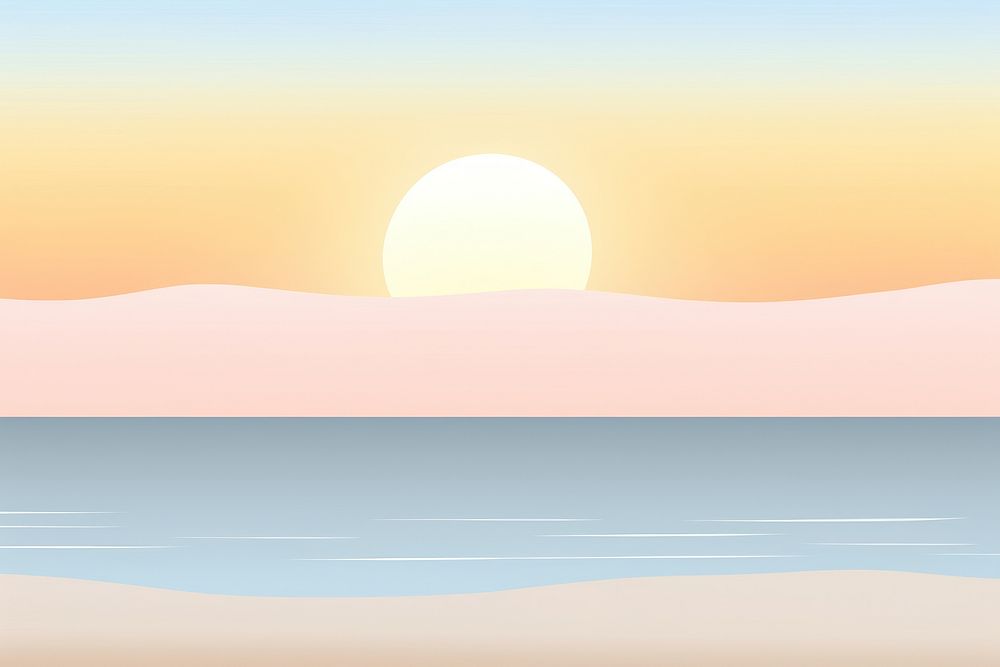 Painting sunset border backgrounds sunlight | Free Photo Illustration ...