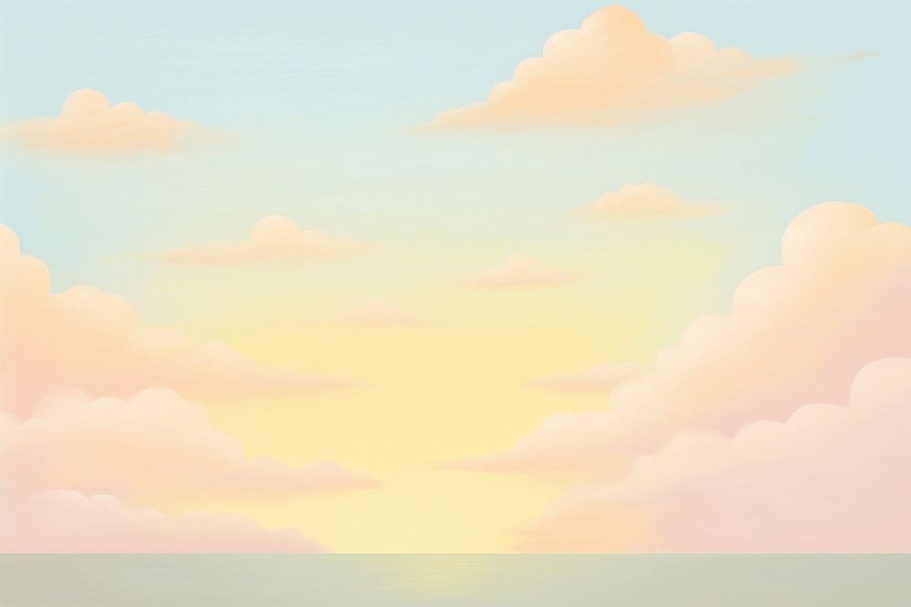 Painting sunset border backgrounds outdoors | Premium Photo ...