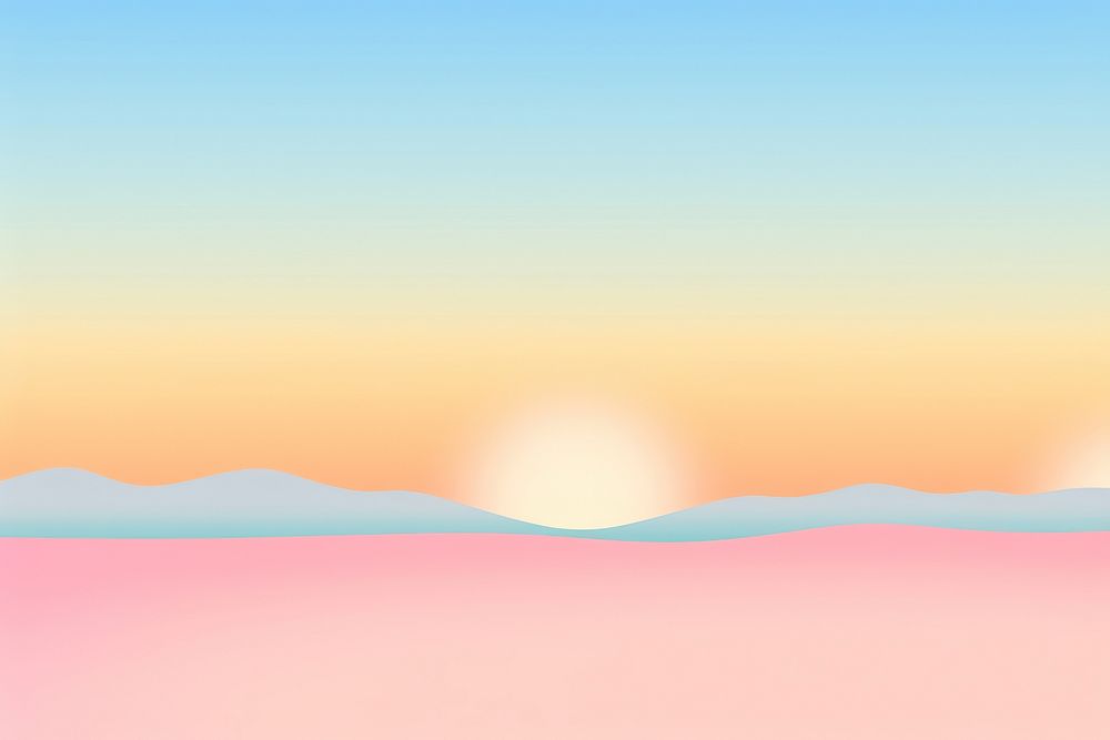 Painting sunset border backgrounds sunlight | Premium Photo ...