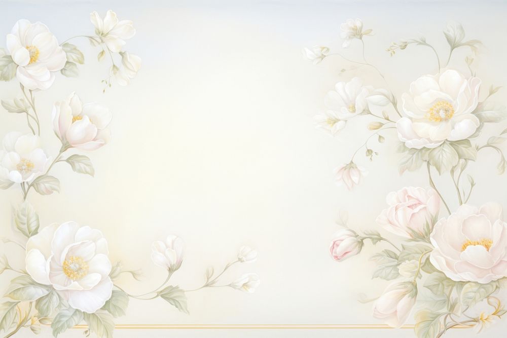 Painting vintage white rose blooms | Premium Photo Illustration - rawpixel