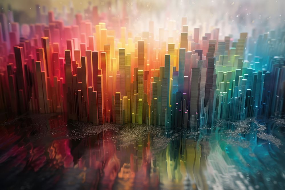 Abstract outdoors city architecture. | Premium Photo Illustration ...