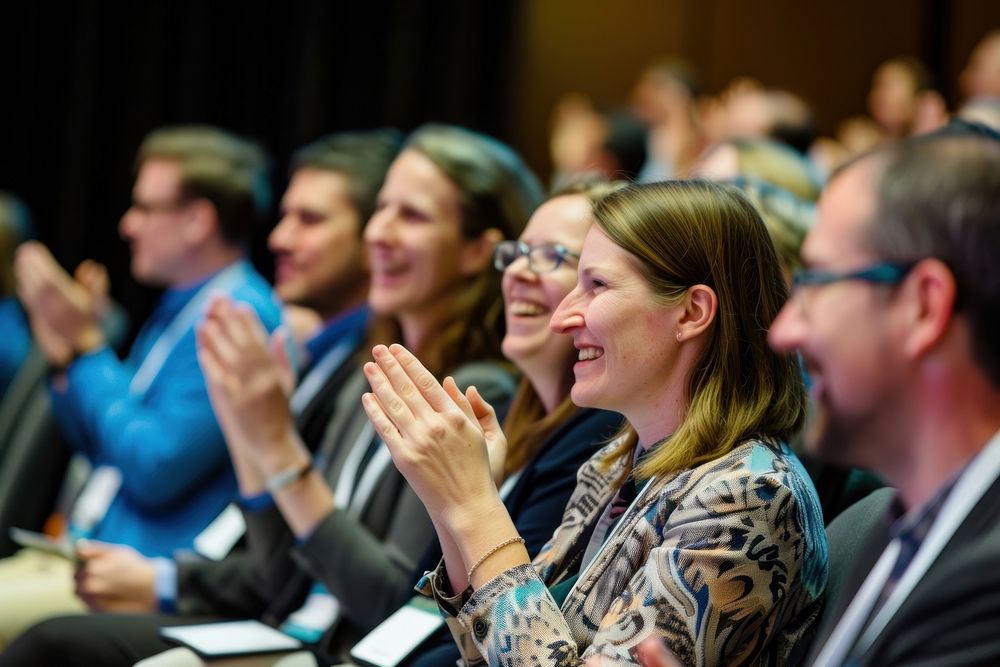 Colleagues convention conference sitting. | Free Photo - rawpixel