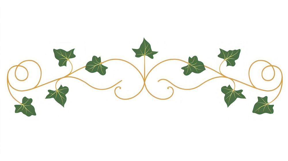 Ivy divider ornament pattern plant | Free Photo Illustration - rawpixel