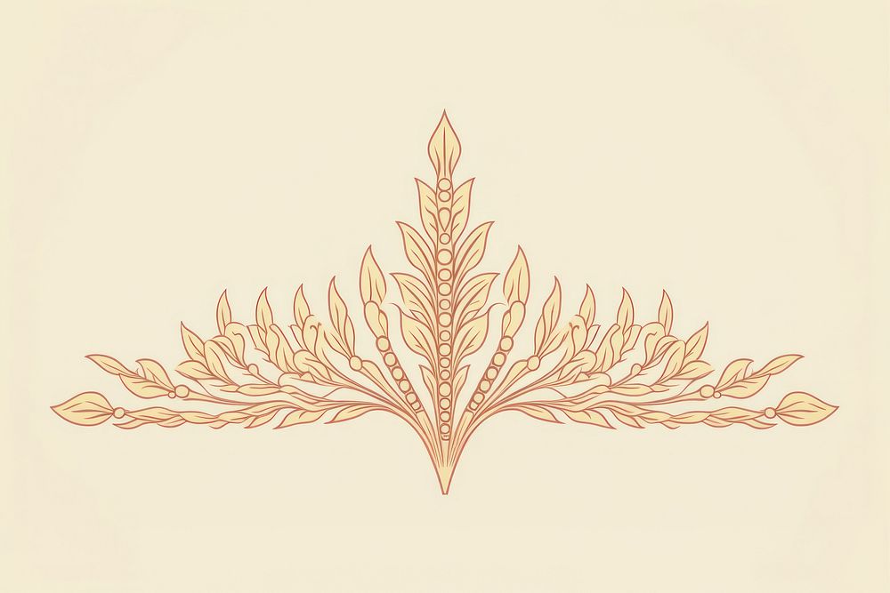 Ornament divider wheat pattern drawing | Premium Photo Illustration - rawpixel