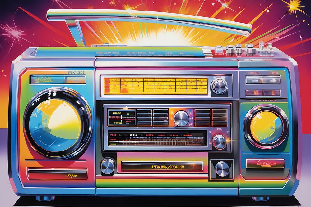 Radio stereo art electronics. | Premium Photo Illustration - rawpixel