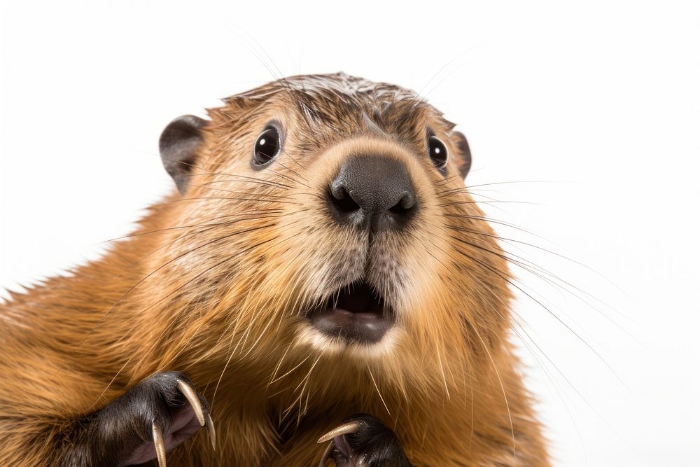 Beaver looking confused wildlife animal | Premium Photo - rawpixel