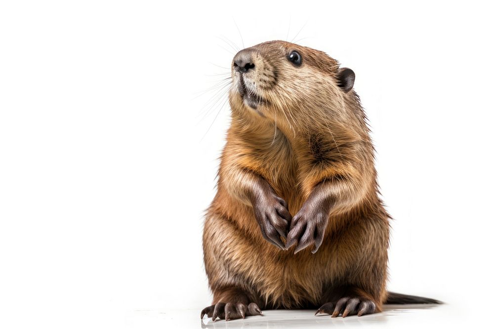 Beaver looking confused wildlife animal | Free Photo - rawpixel
