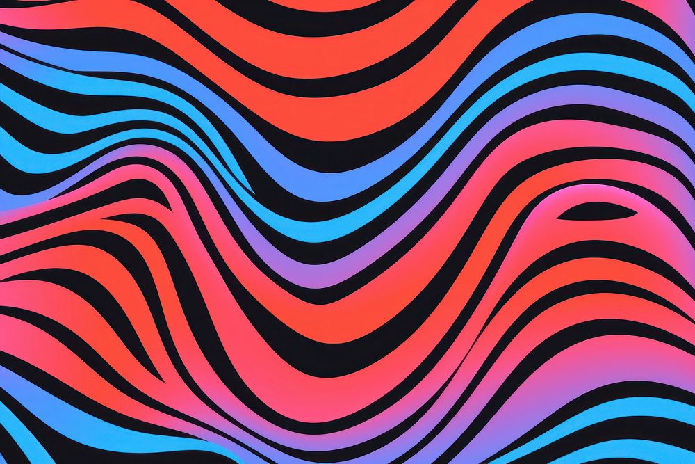 Wave abstract graphics pattern. | Premium Photo Illustration - rawpixel