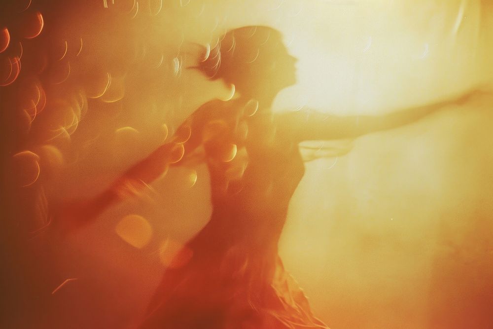 Dancing photography light red. | Premium Photo - rawpixel