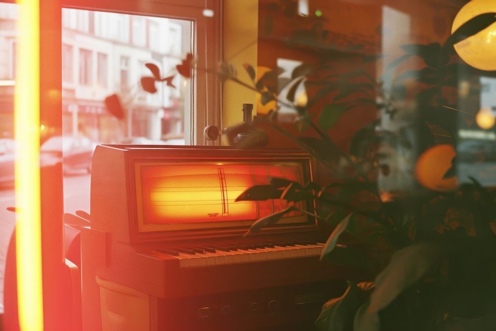 Jukebox keyboard piano light. | Free Photo - rawpixel