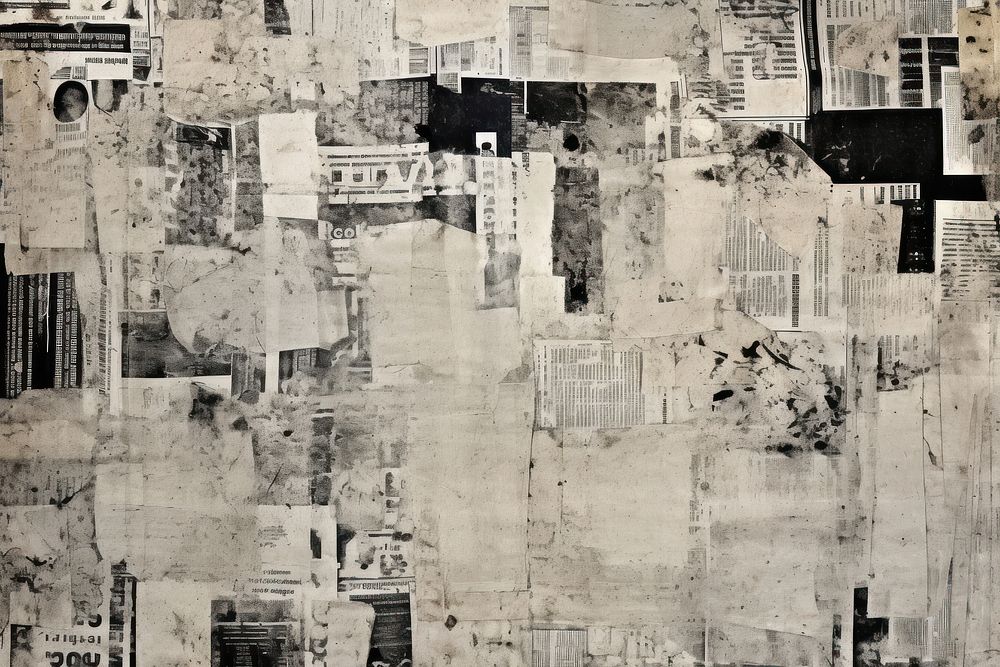 Newspaper Magazine Collage Background collage | Free Photo - rawpixel