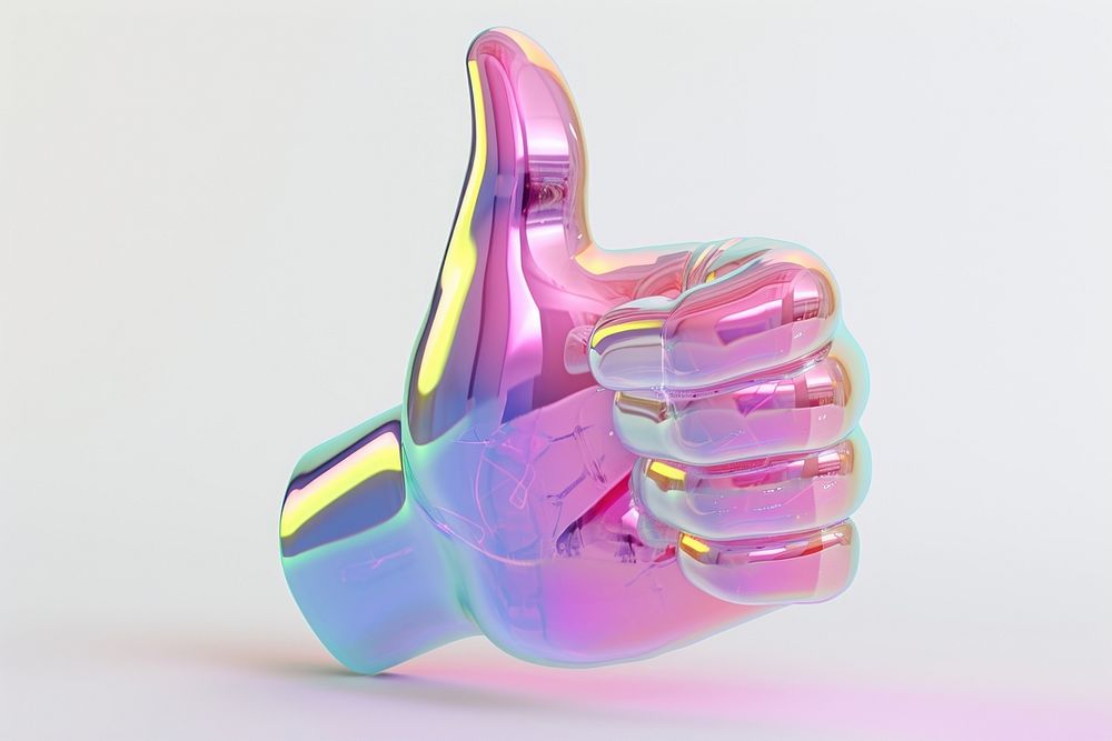 Simple thumb icon purple white | Premium Photo Illustration - rawpixel