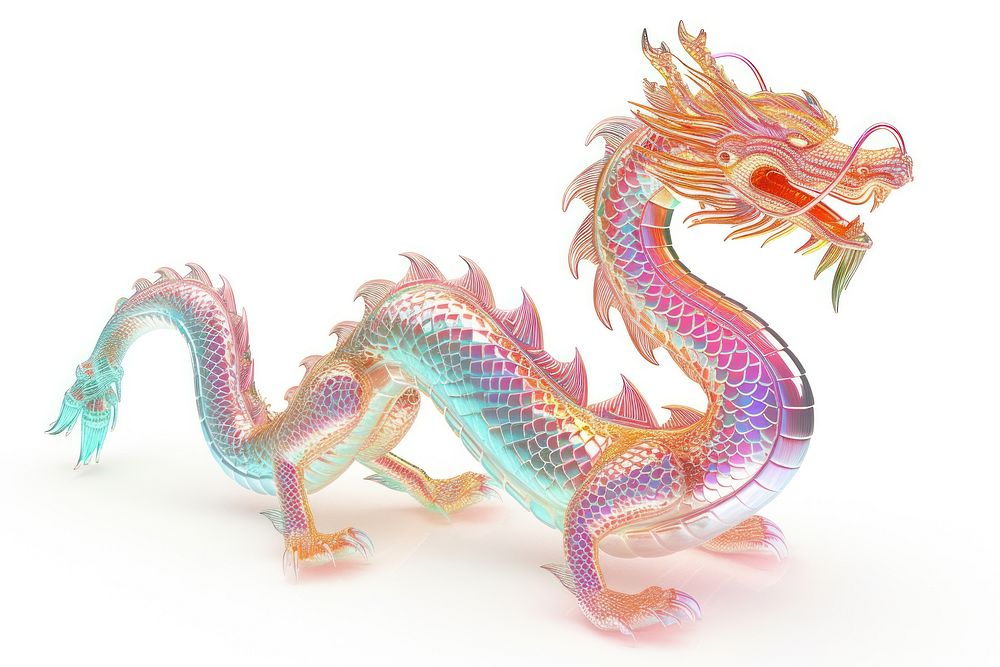 Simple Chinese dragon icon animal | Free Photo Illustration - rawpixel