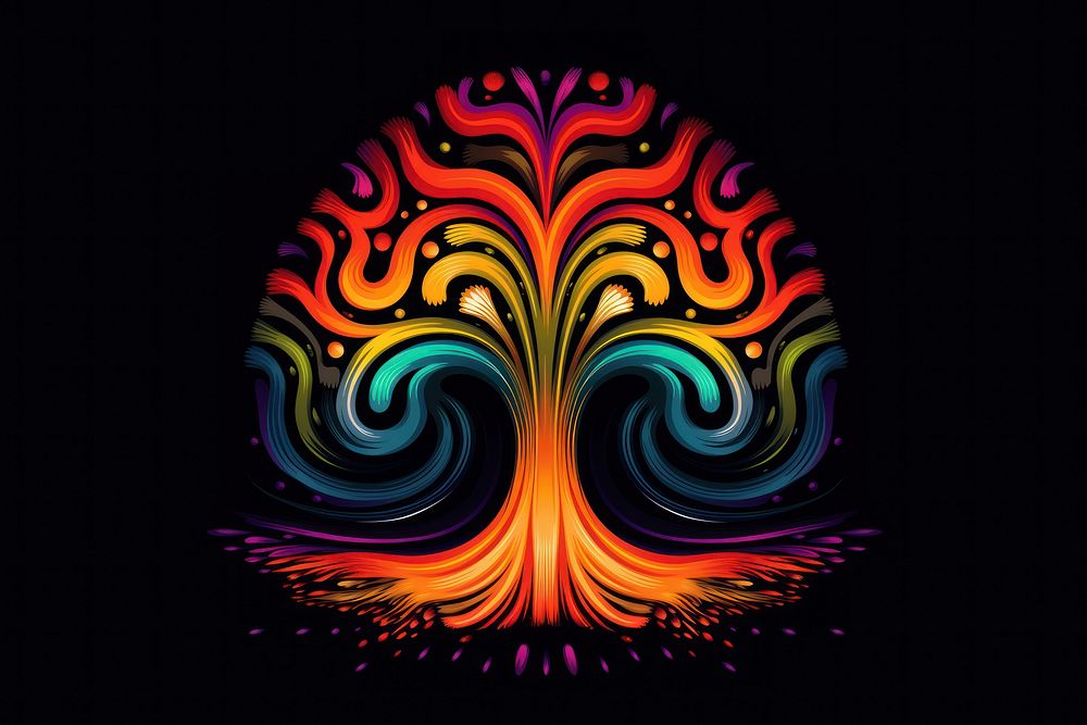 Tree trunk abstract graphics pattern. | Free Photo Illustration - rawpixel