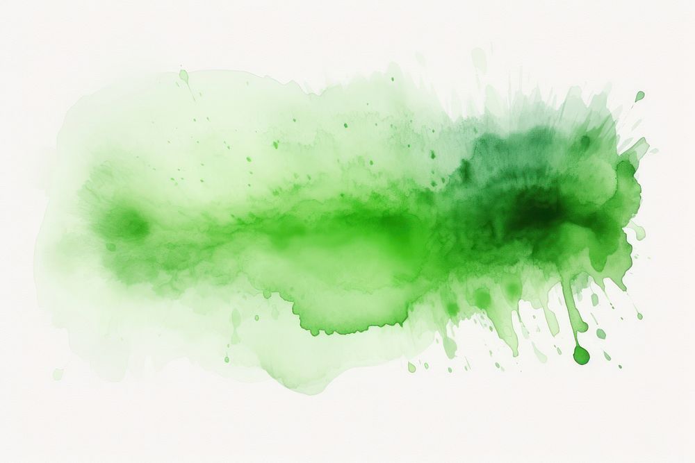 Drop ink and green watercolor | Free Photo Illustration - rawpixel