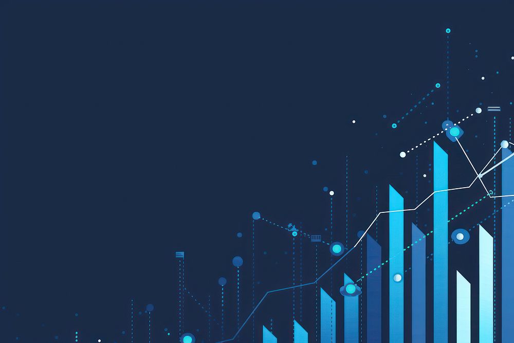 Chart backgrounds blue technology. | Premium Photo Illustration - rawpixel