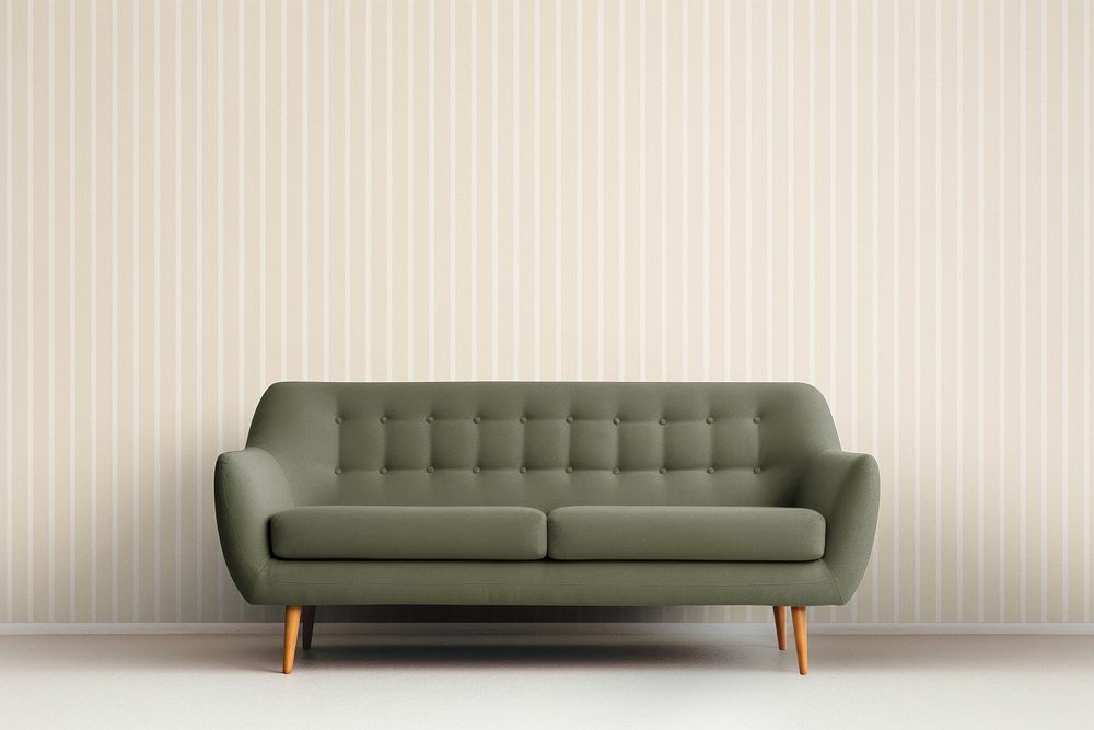 Dull green sofa | Premium Photo - rawpixel