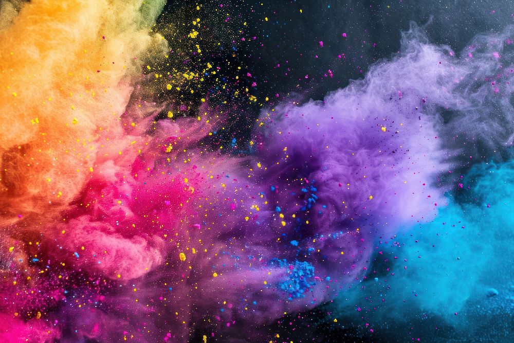 Holi color powders splash backgrounds | Premium Photo - rawpixel