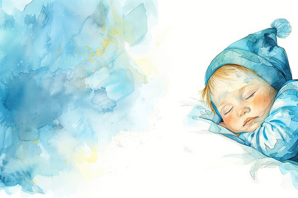 Baby sleeping portrait comfortable photography. | Premium Photo ...
