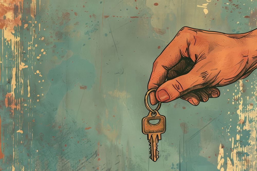 Hand holding key backgrounds keychain | Free Photo Illustration - rawpixel