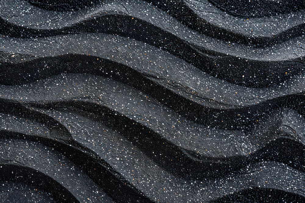 Wave pattern black sand backgrounds | Free Photo - rawpixel
