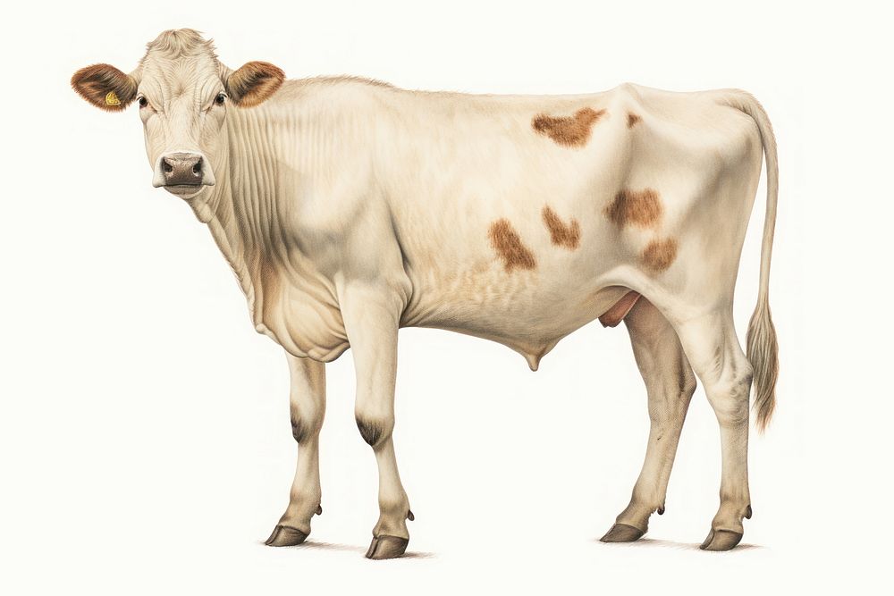 cow full body livestock mammal | Premium Photo Illustration - rawpixel