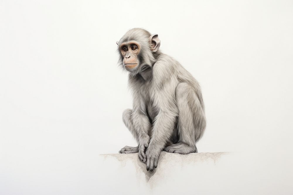 monkey full body ape wildlife | Premium Photo Illustration - rawpixel