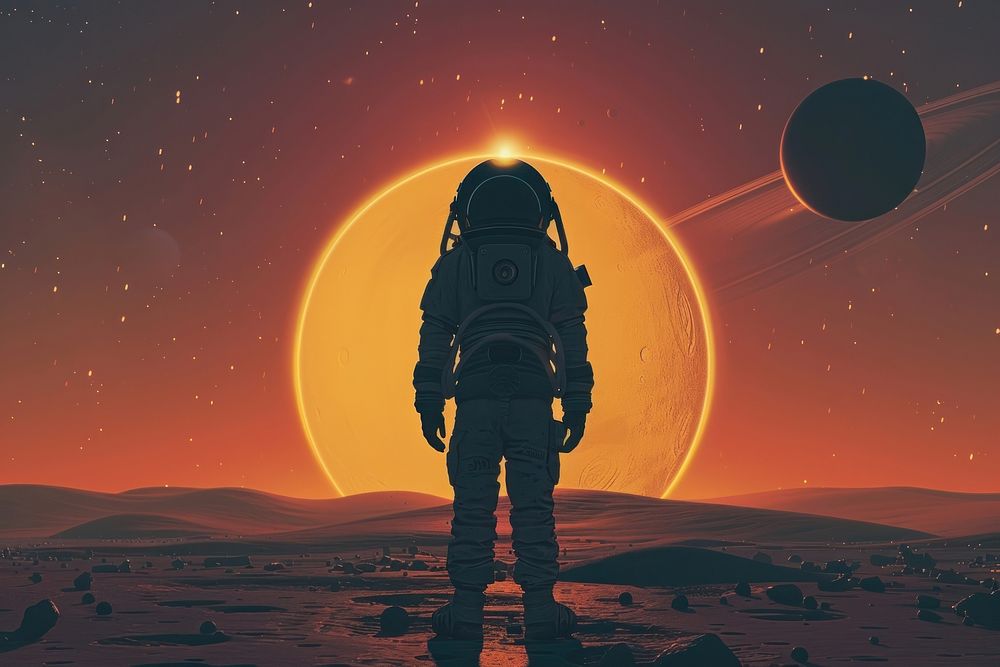 Astronaut Solar System astronomy outdoors | Premium Photo - rawpixel