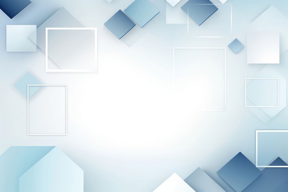Geometric shape frame backgrounds blue | Premium Photo Illustration ...