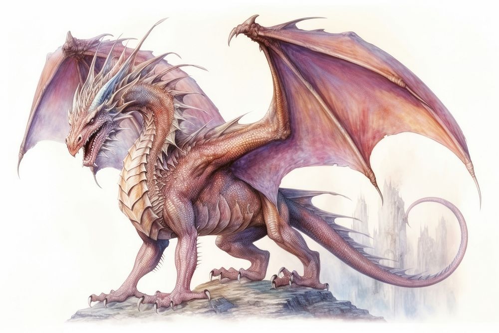 Dragon dinosaur animal representation. | Premium Photo Illustration ...