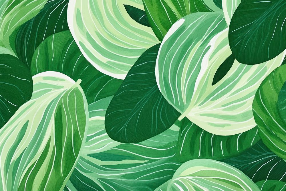 Green leaves shape backgrounds abstract | Premium Photo Illustration ...