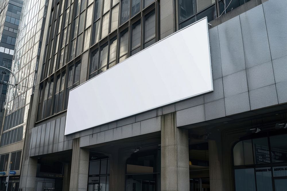 City center architecture building advertisement | Free Photo - rawpixel